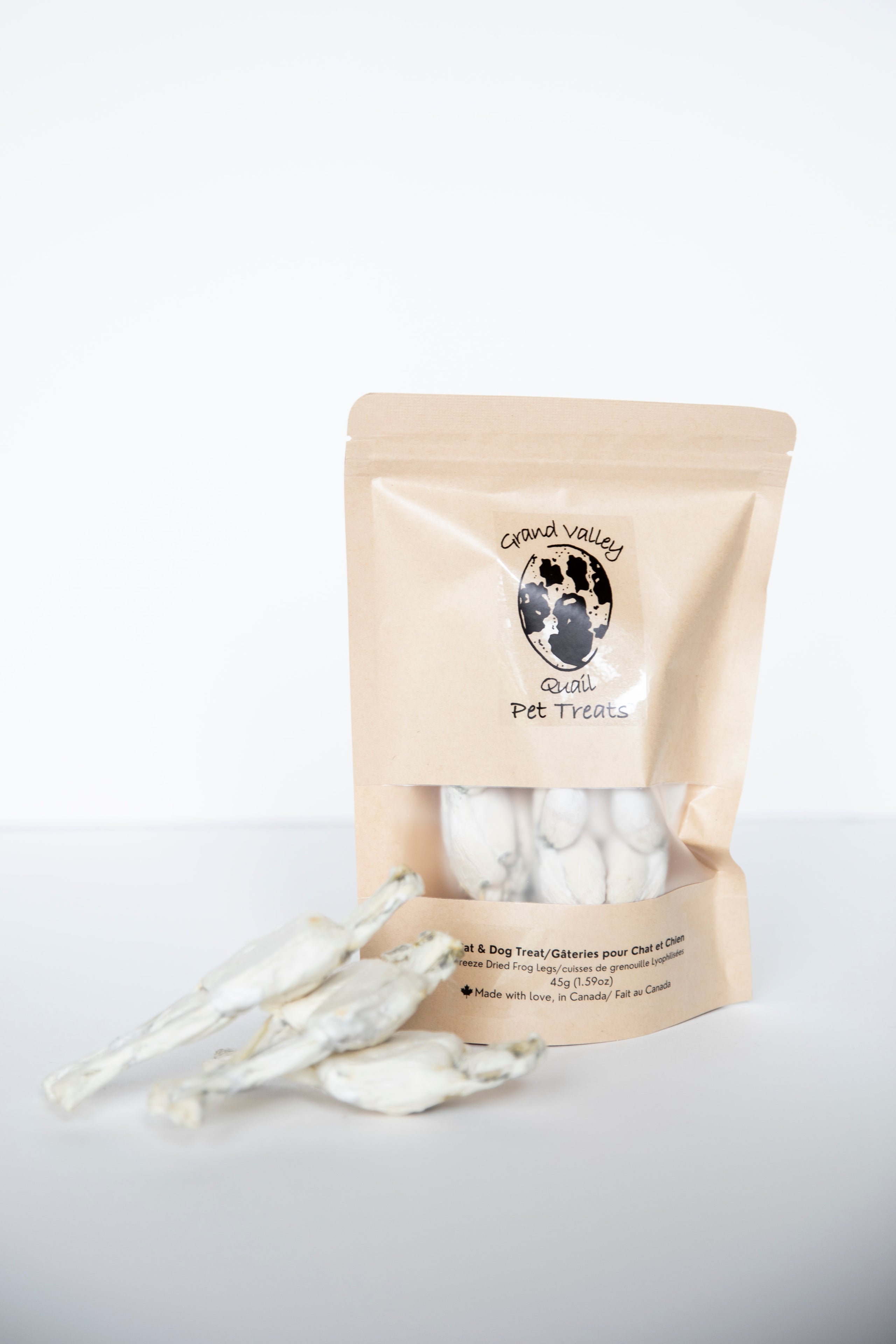 Freeze Dried Frog Legs | Grand Valley Quail Pet Treats